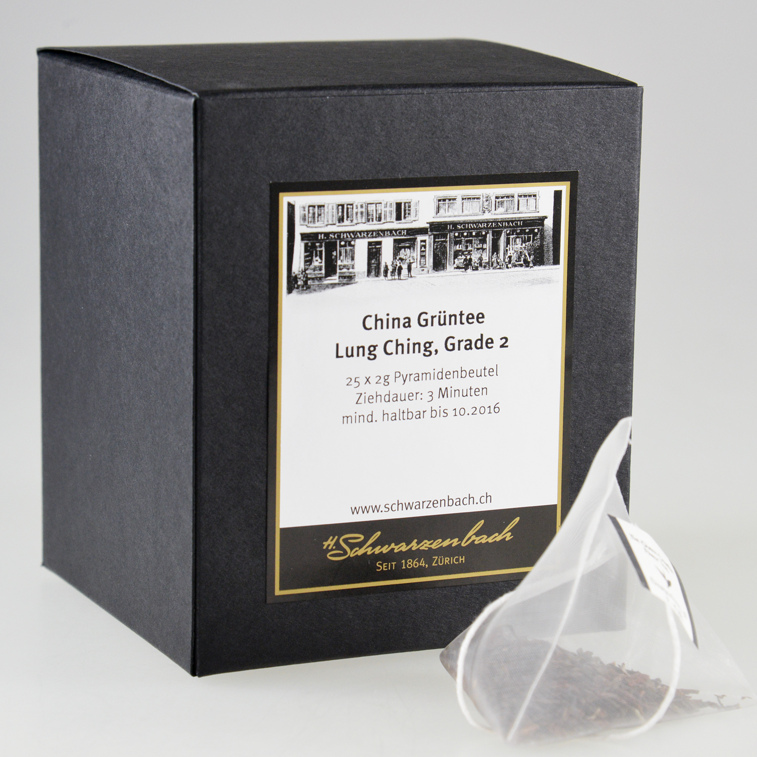 Teebeutel China Grüntee, Lung Ching Gr. 2, 25 x 2g - schwarzenbach.ch