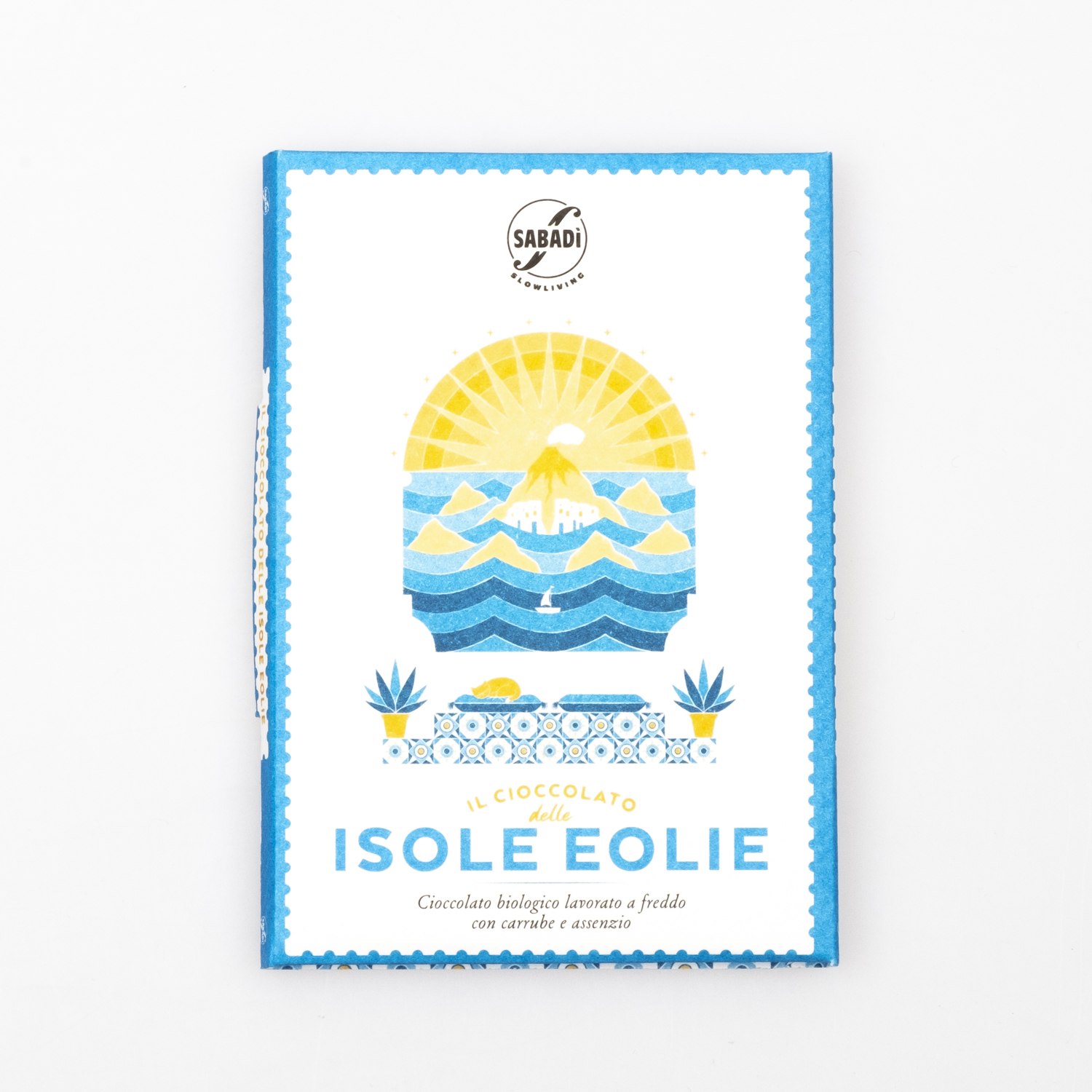 Sabadi "Isole Eolie" 60% bio mit Johannisbrot, 50g - schwarzenbach.ch