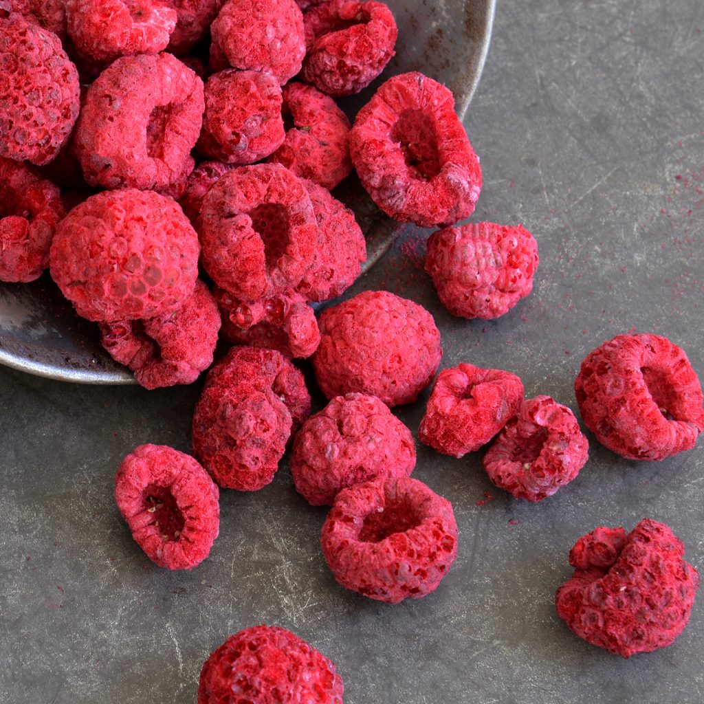 Raspberries Serbia natural freeze-dried - schwarzenbach.ch