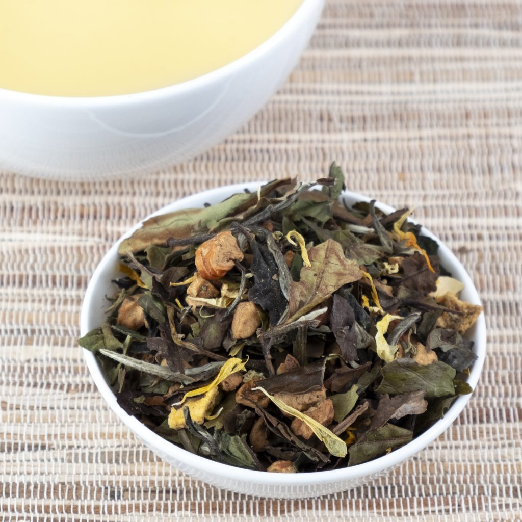 China white tea, Holunderblüte/Pfirsich bio - schwarzenbach.ch