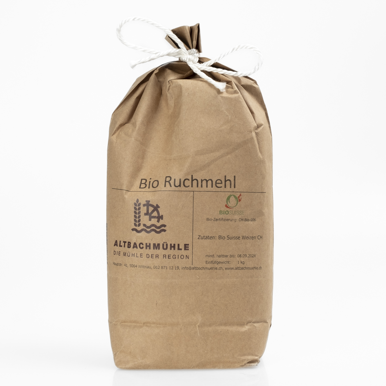 Ruchmehl bio Schweiz 1kg - schwarzenbach.ch