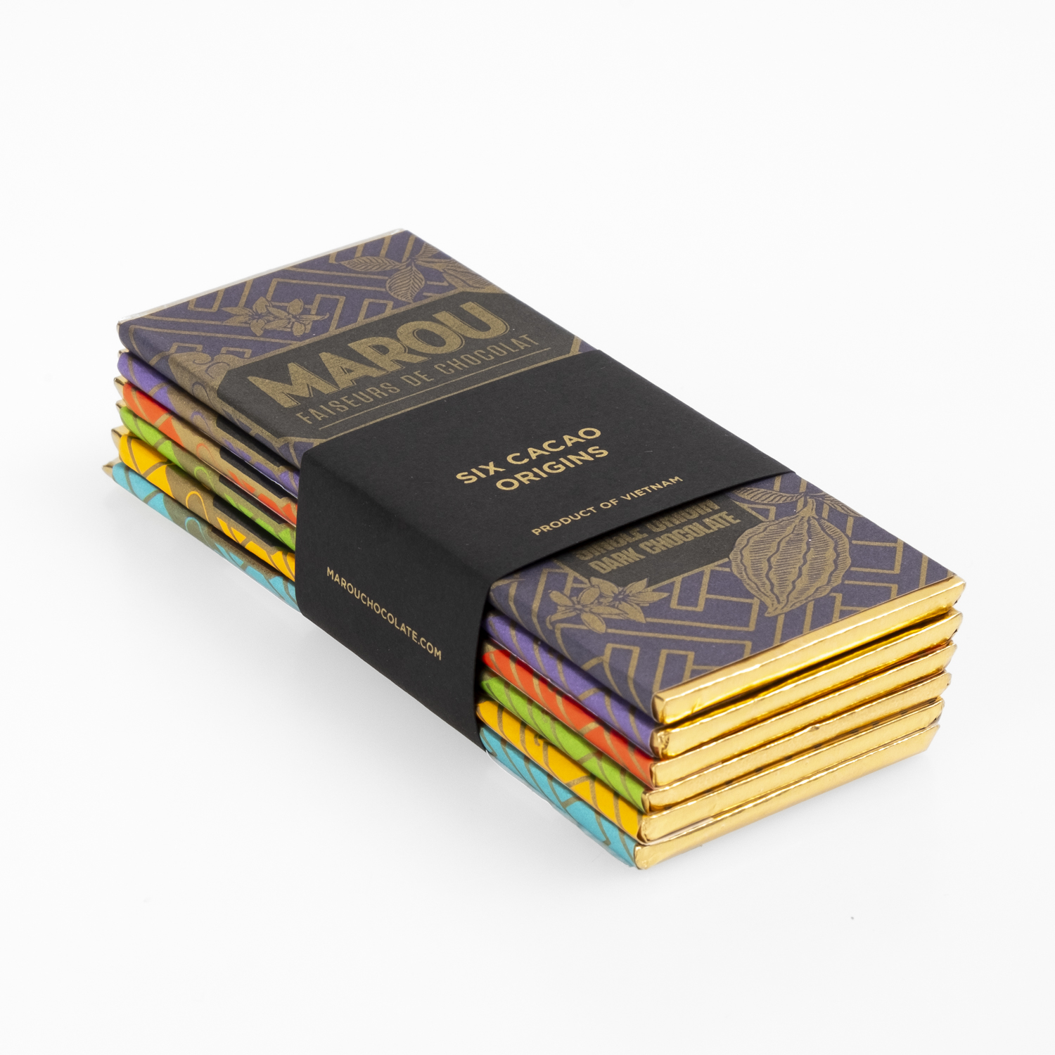 Marou chocolate set of 6 x 24g Dark - schwarzenbach.ch