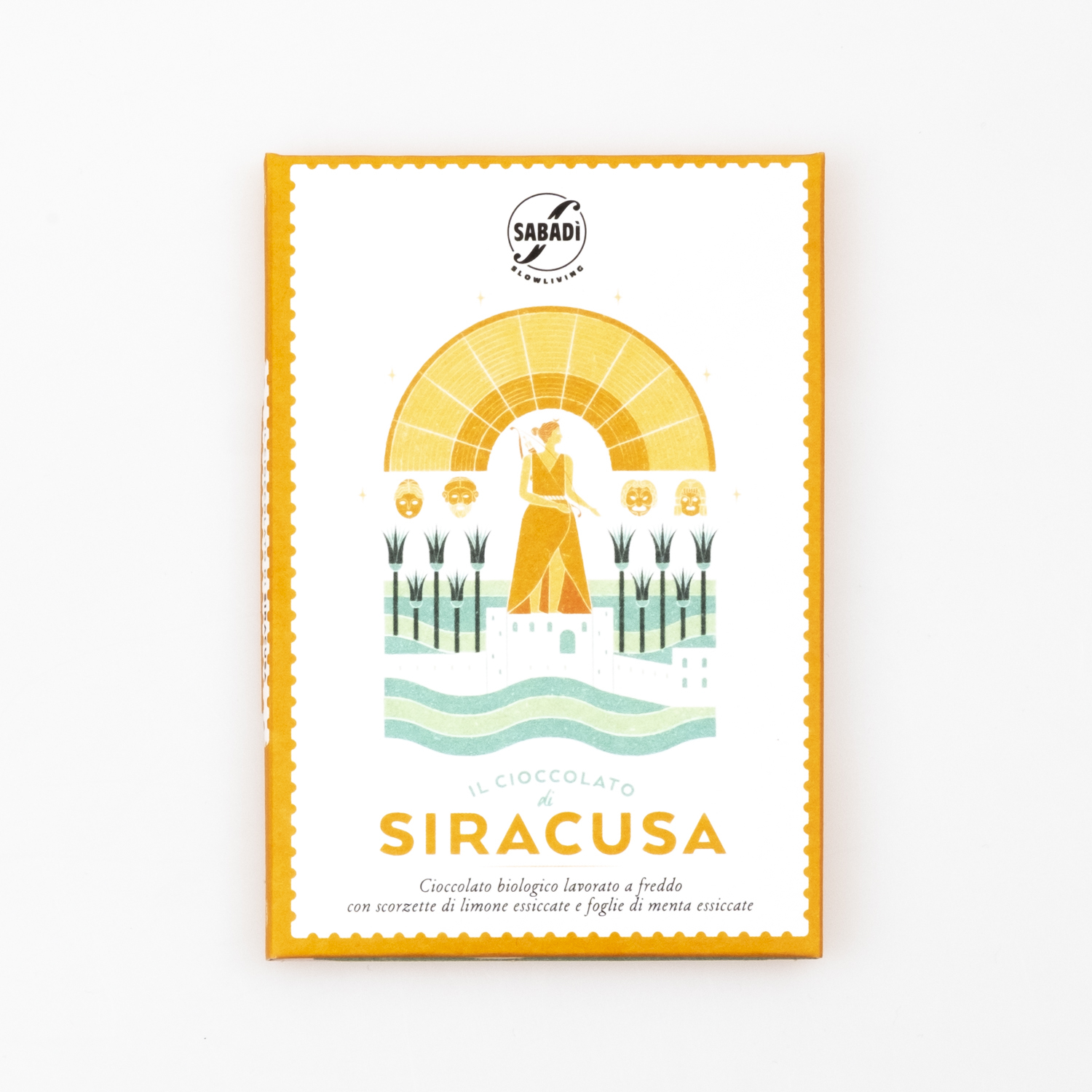 Sabadi "Siracusa" 60% bio Zitrone/Minze, 50g - schwarzenbach.ch